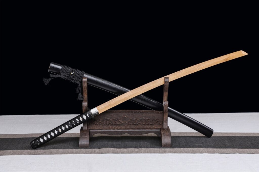 Black Japanese Bokken | Steel 1060 | 40.3