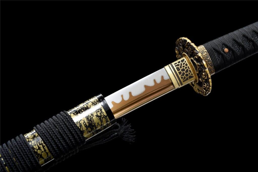 Katana Golden Blade | Steel 1060 | 103cm Length