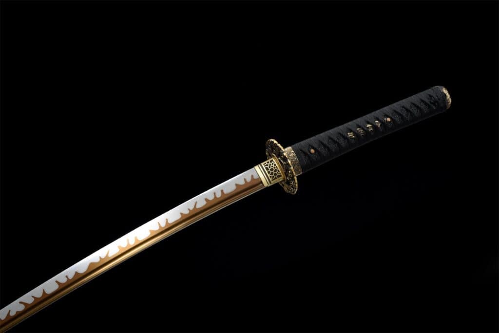 Katana Golden Blade | Steel 1060 | 103cm Length